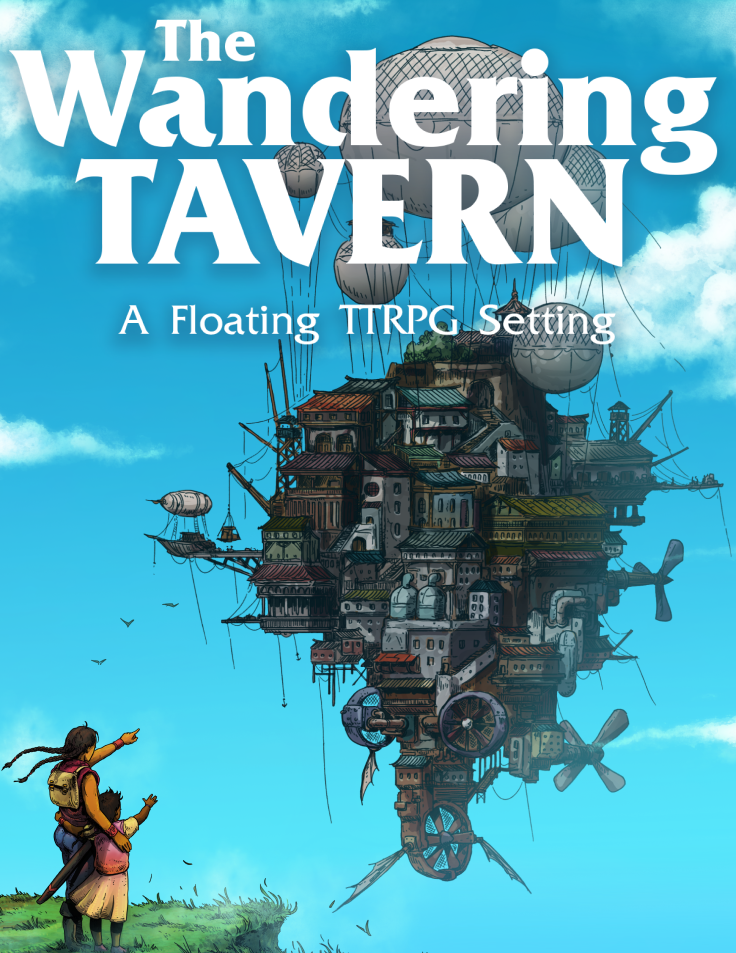 The Wandering Tavern, a floating TTRPG Setting – The Sword & Board