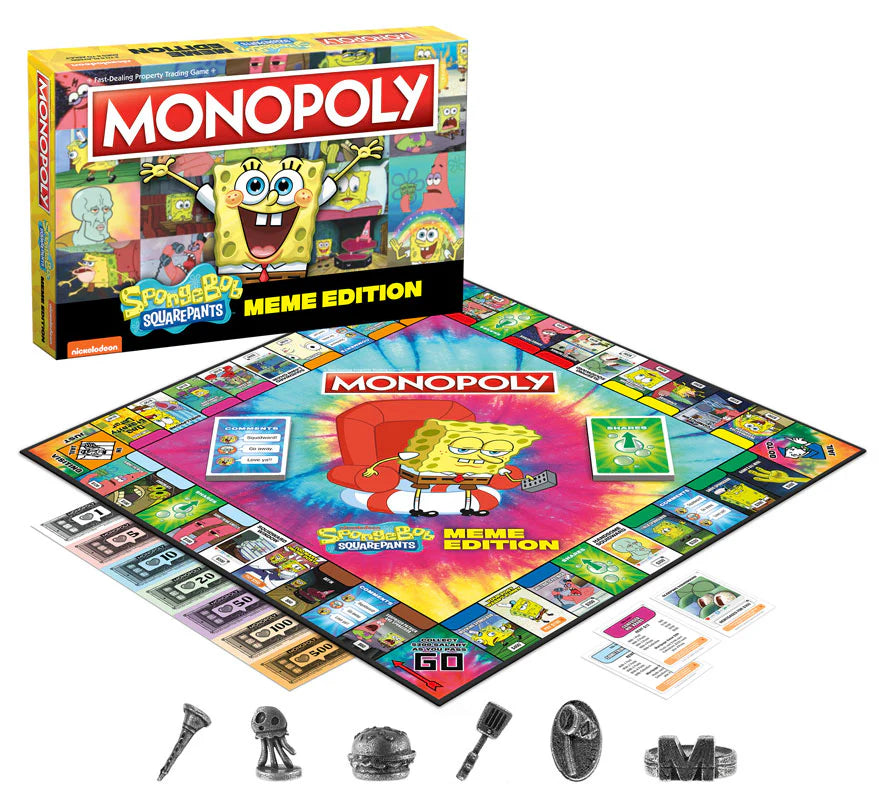 Monopoly - Spongebob Squarepants: Meme Edition – The Sword & Board