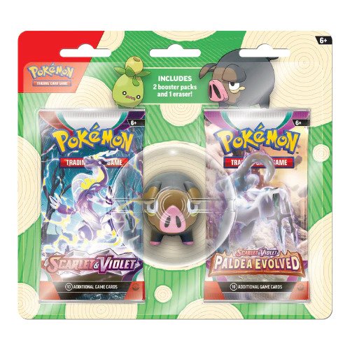 Pokemon Back to school Eraser Blister (Lechonk) – The Sword & Board
