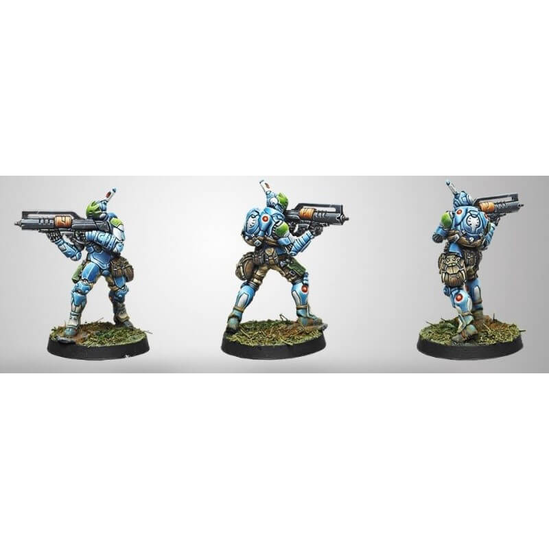 Miniatures-Bagh Mari Unit with HMG-Corvus Belli – The Sword & Board