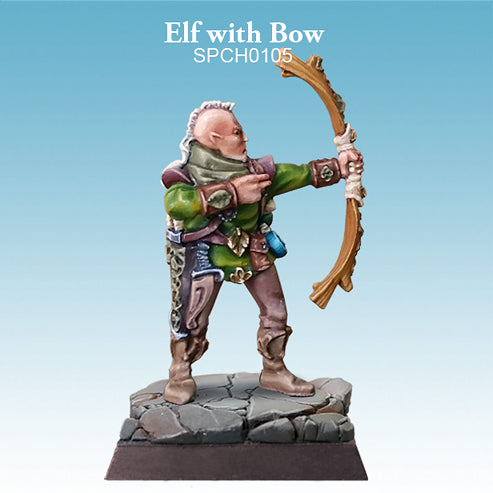 Miniatures-Elf with Bow-Spellcrow – The Sword & Board