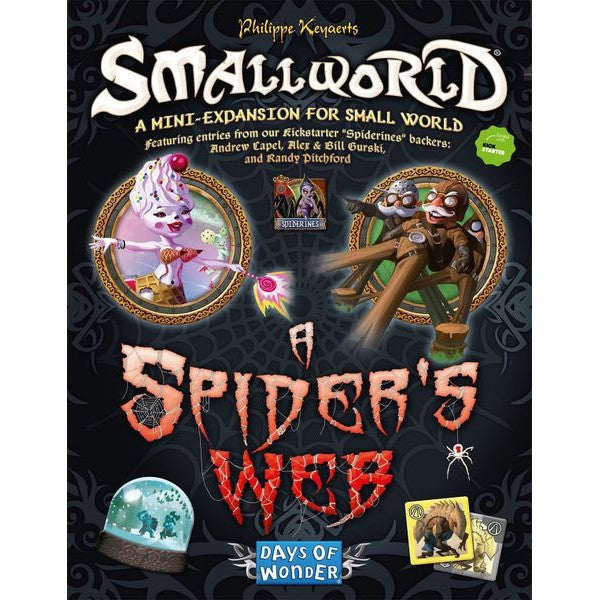 Board Game-Smallworld: A Spider Web Exp.-DAYS OF WONDER – The Sword & Board