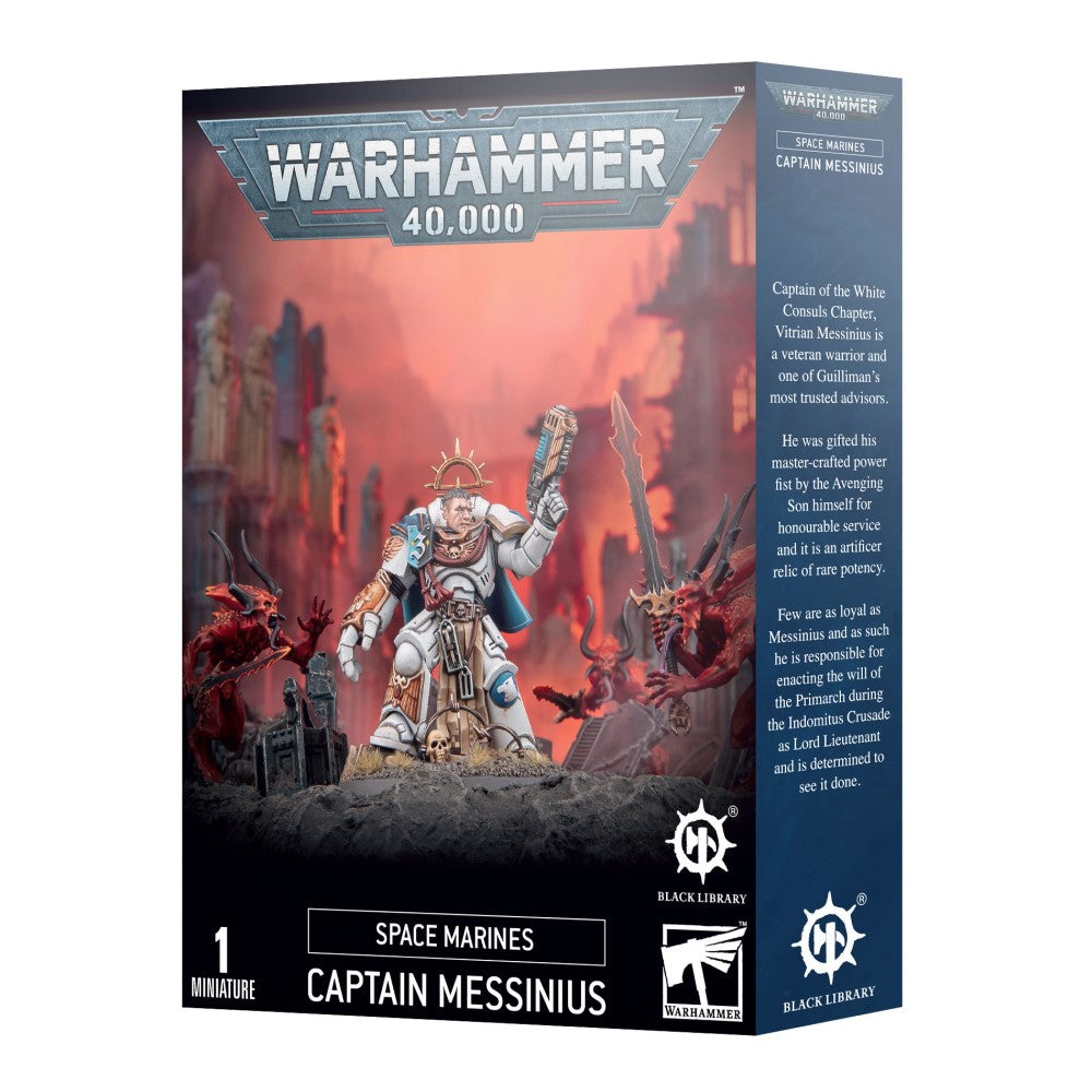 Space Marines Captain Messinius – The Sword & Board